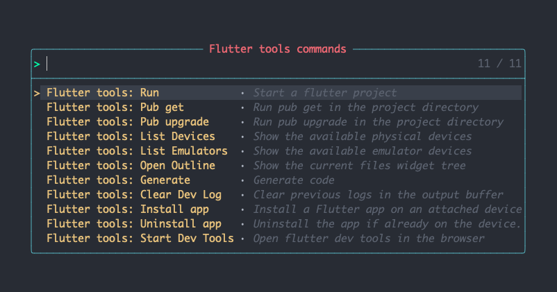 Building Flutter Application With Neovim 